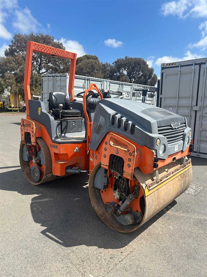 Hamm HD14 VV Smooth Drum Roller Auction (0009-3030741) | Grays Australia