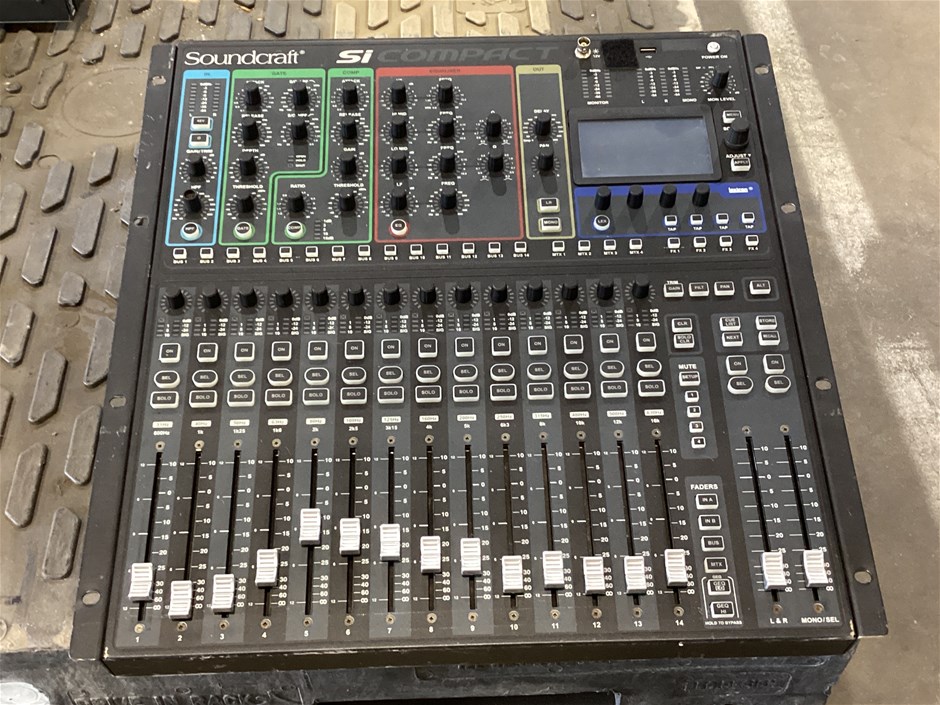 Soundcraft SI Compact 16 Audio Mixing Console Auction (0002-8019490 ...