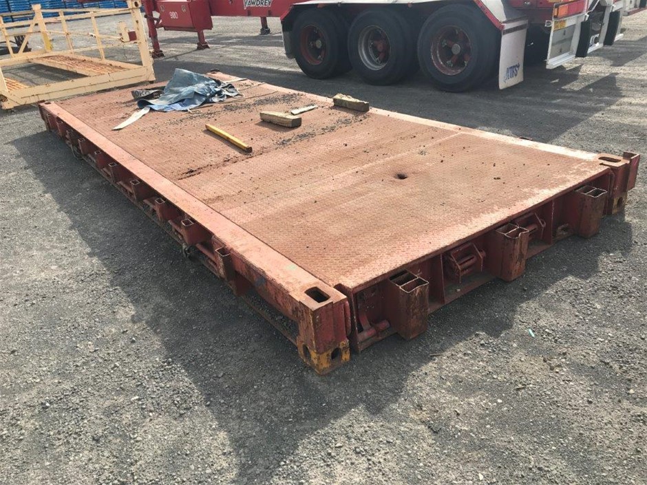 1x Celsuinator 20 Foot Flat Rack Auction (0028-3030621) | Grays Australia
