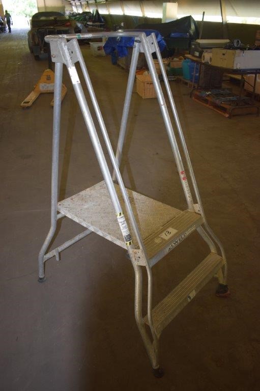 Allweld Aluminium Platform Step Ladder Auction (0013-9055205) | Grays ...