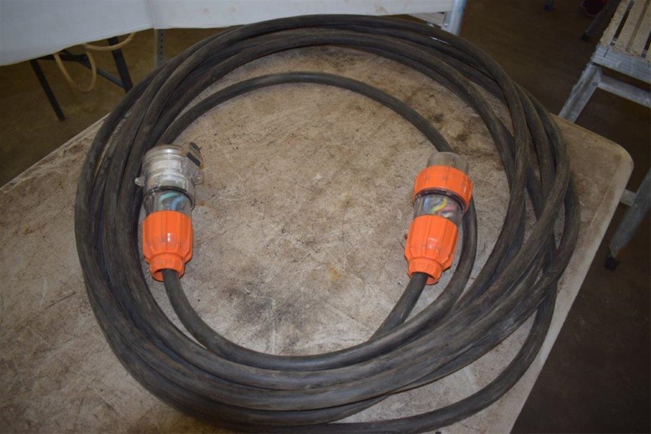 Unused 15m Long 32Amp 3 Phase Extension Lead Auction (0022-9055205 ...