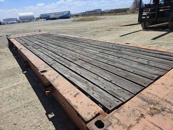 40ft Flat Rack Shipping Container Platform Base Auction (0005-7054656 ...