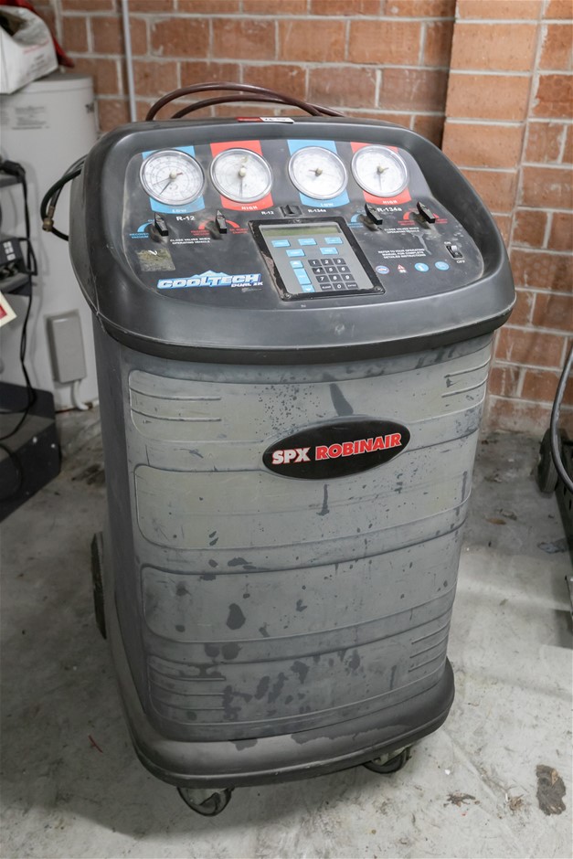 SPX Robinair Cooltech Dual 2k Mobile Car A/C Recoveree/Regas Unit ...