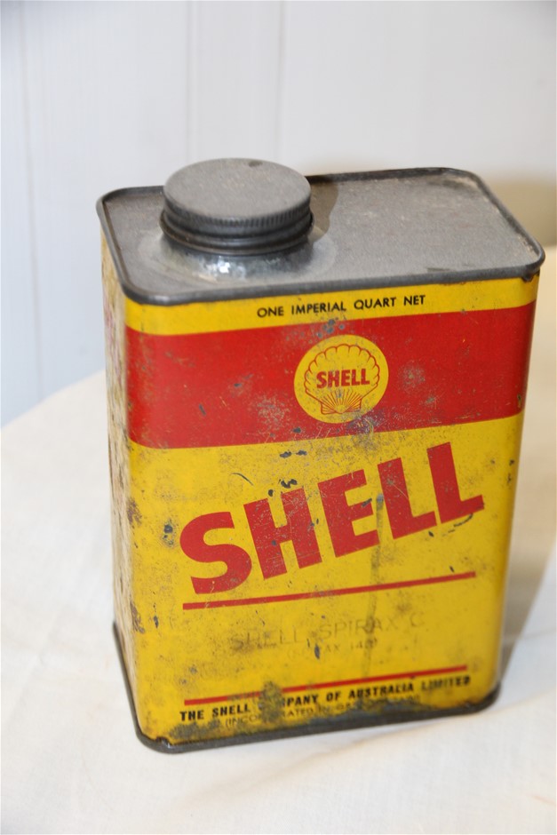 Shell 3x Assorted Vintage Oil/Grease Tins Auction (0004-5058207 ...