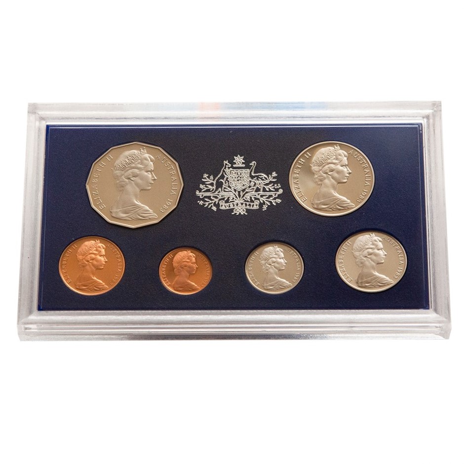 1983 Australia Six Coin Queen Elizabeth Proof Set Auction (0005-2562347 ...