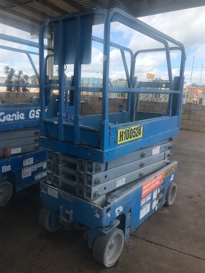 2014 Genie GS1932 Scissor Lift - 19ft (5.7m) - Electric DARWIN Auction ...