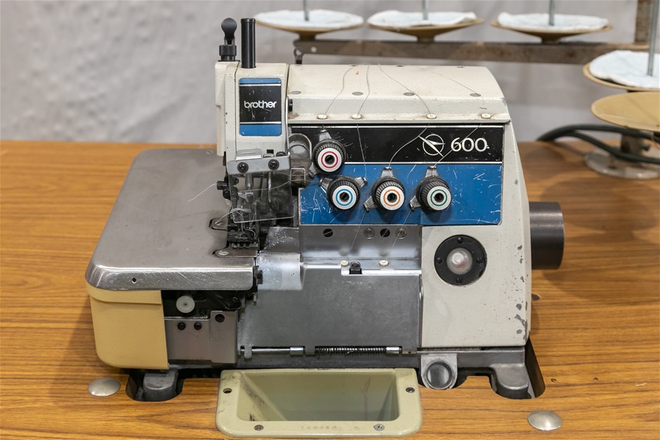 Brother 600 Ma4-b661 Safety Stitch Overlock Industrial Sewing Machine ...