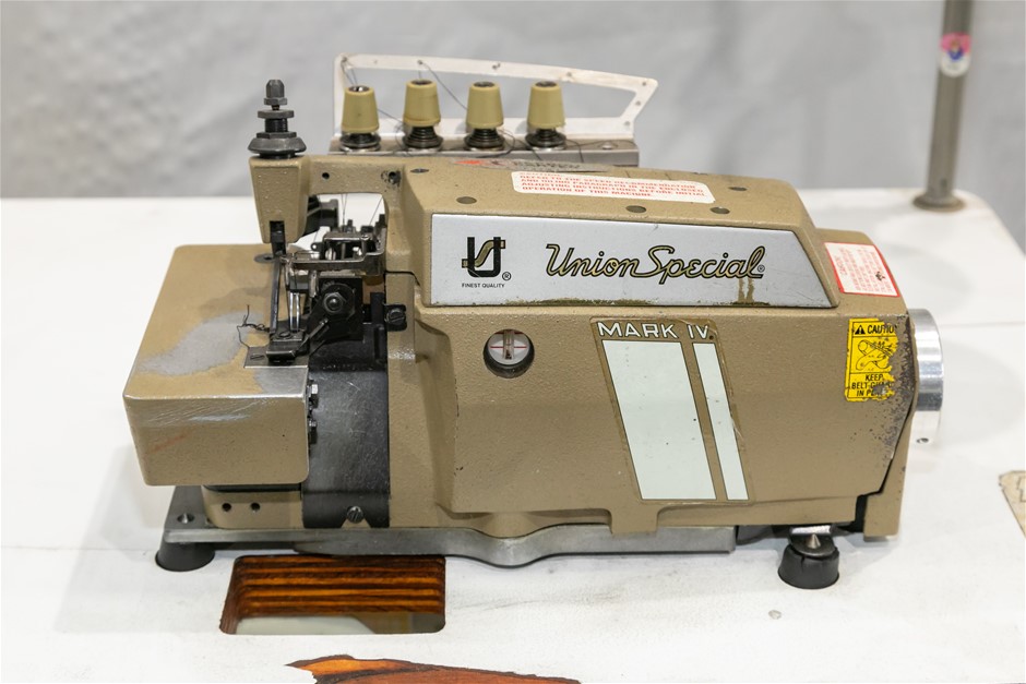 Union Special 39500 Mock Safety Over Locker Industrial Sewing Machine ...
