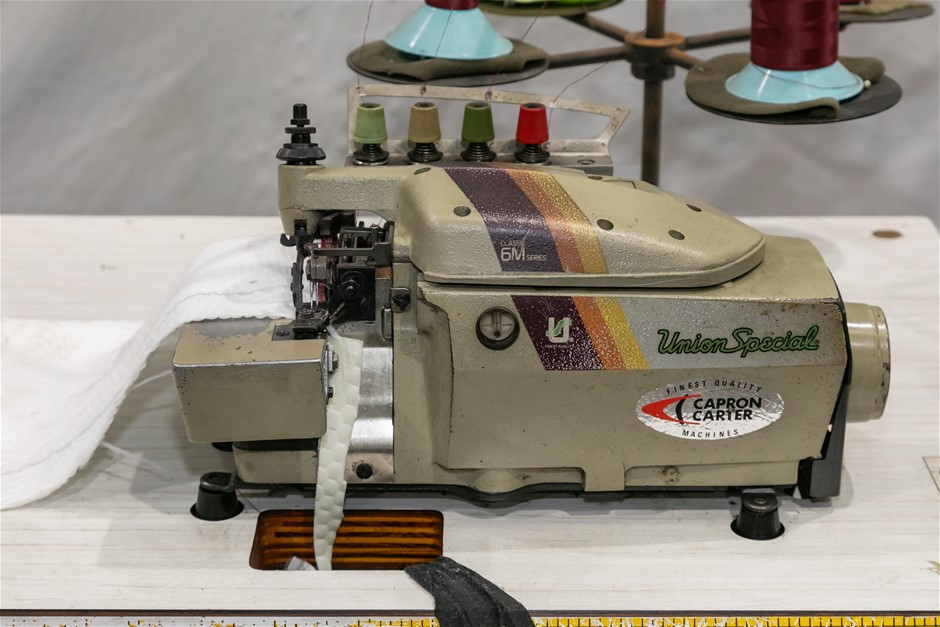 Union Special 39500 Mock Safety Over Locker Industrial Sewing Machine ...
