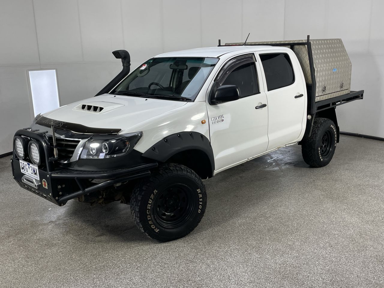 2012 Toyota Hilux 4X4 SR KUN26R Turbo Diesel Manual Crew Cab Chassis ...