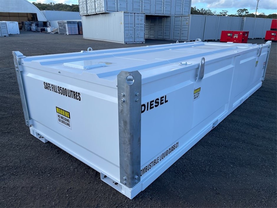 Unused 10000 Litre Bunded Fuel Storage Cube/Tank Auction (0003-3032509 ...