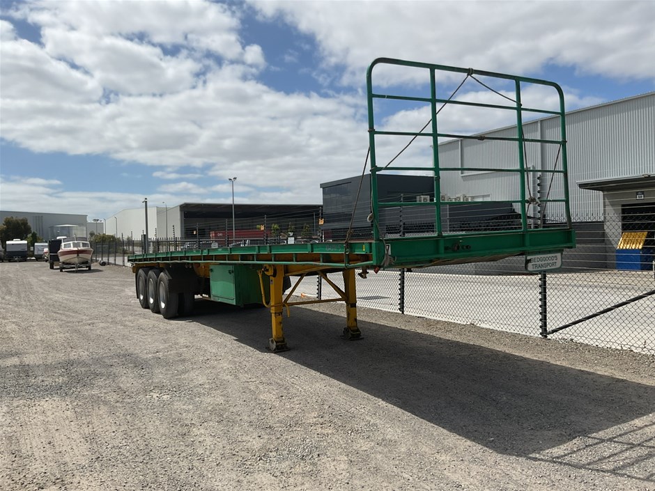1984 Freighter ST3 Triaxle Flat Top Trailer Auction (0002-3031275) | Grays Australia