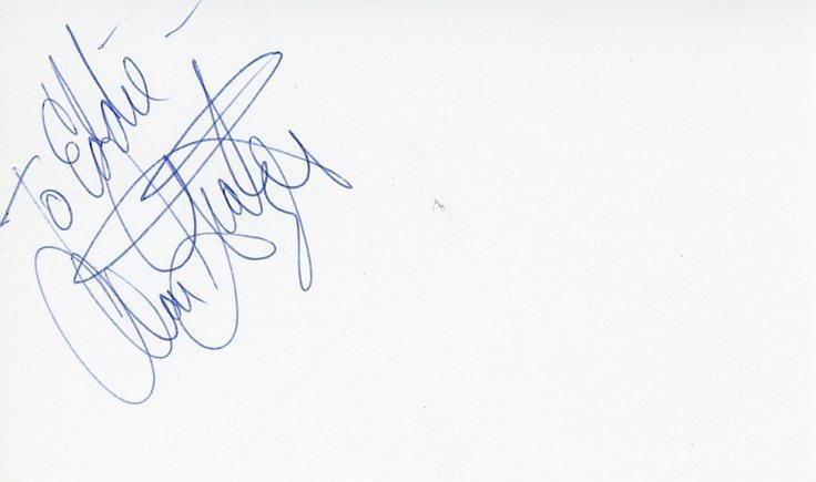 REO SPEEDWAGON'S DRUMMER ALAN GRATZER SIGNED CARD Auction (0017-2562829 ...