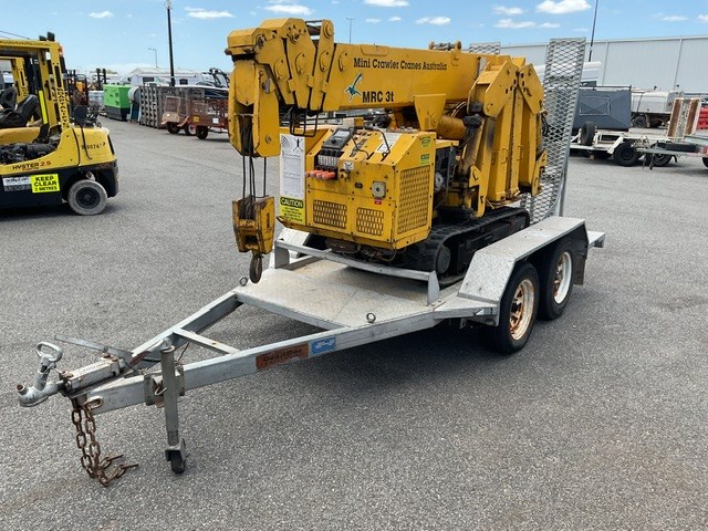 2014 Mini Crawler MRC 3t Mini Crawler Crane & Trailer Auction (0001 ...