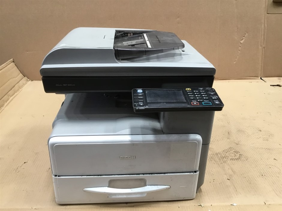 Ricoh Aficio MP 301SPF A4 Mono Laser Multifunction Printer Auction ...