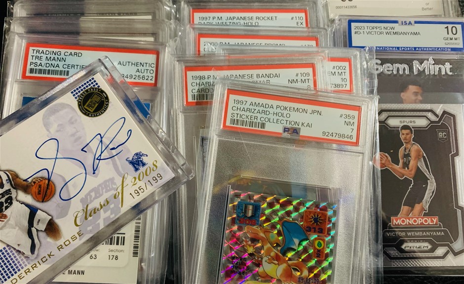 Trading card collection NBA , Pokémon and others approx 600 items ...