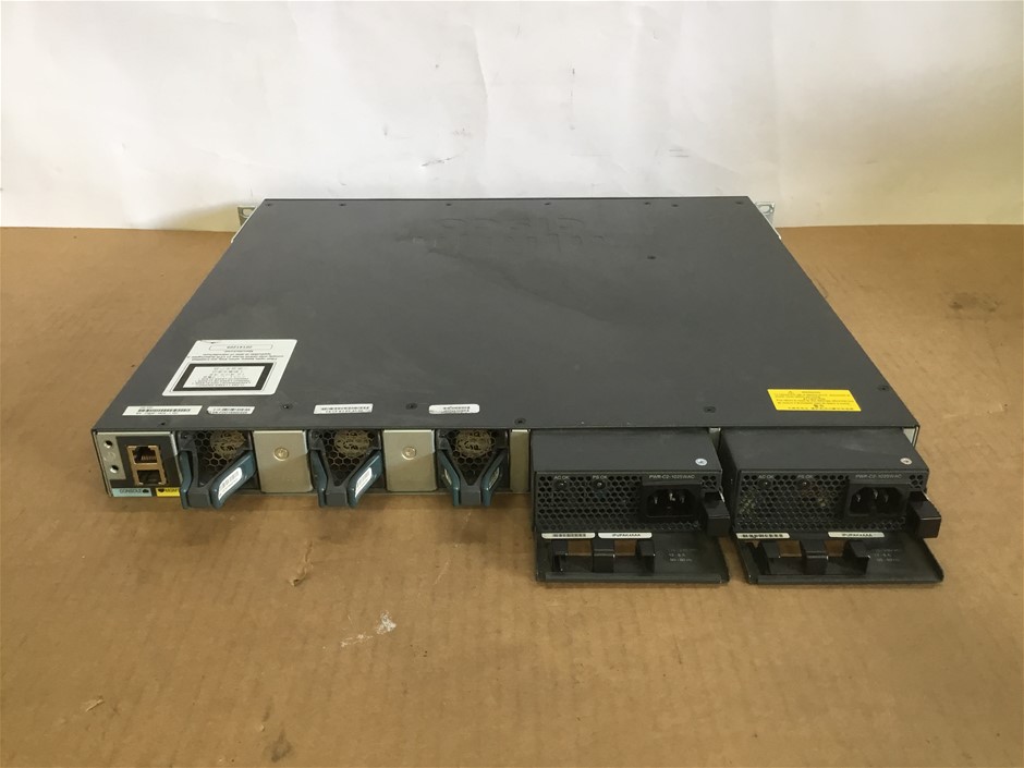 Cisco WS-C3650-48PS 48-Port Gigabit Managed Switch Auction (0001 ...