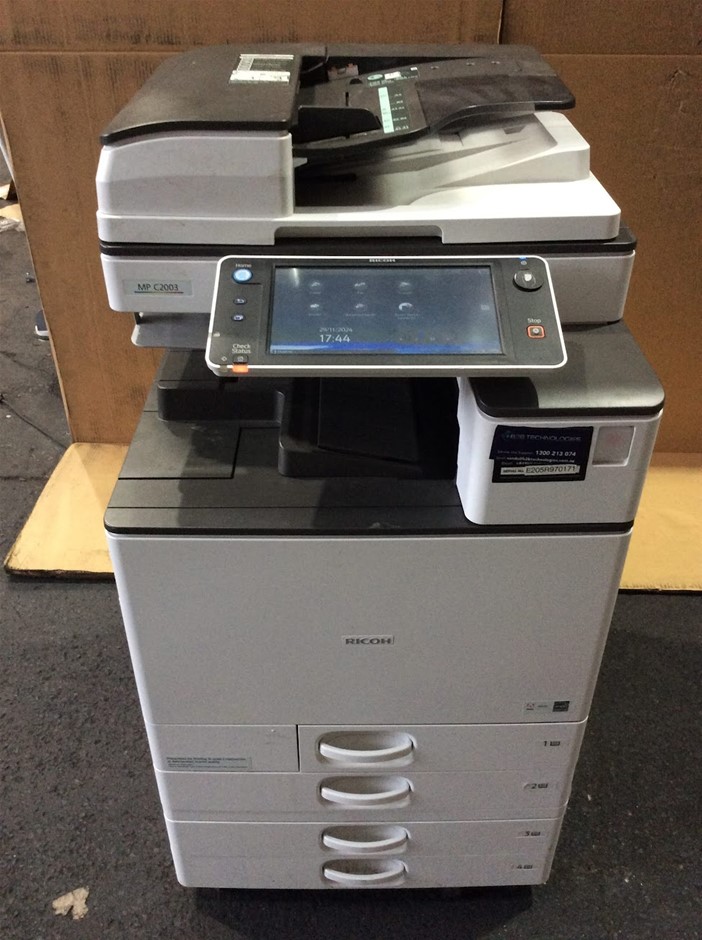 Ricoh MP C2003SP Laser Printer Auction (0004-2563223) | Grays Australia