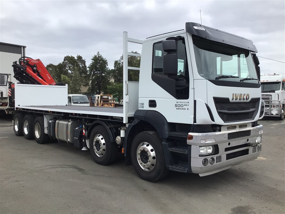 2019 Iveco StralisTwin Steer 10 x 4 Crane Truck Auction (0001-5058940 ...