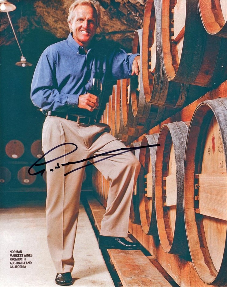 GREG NORMAN SIGNED PHOTO Auction (0027-2563374) | Grays Australia