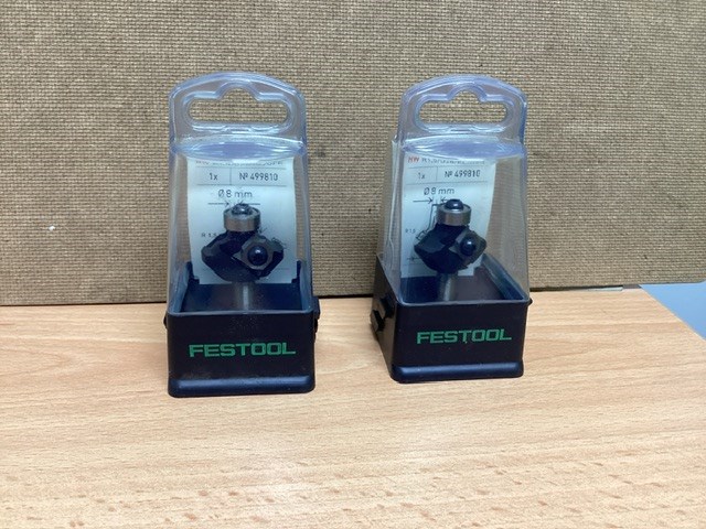 Festool 8mm Router Cutter Bits, Qty x 2 Auction (0028-8019667) | Grays ...