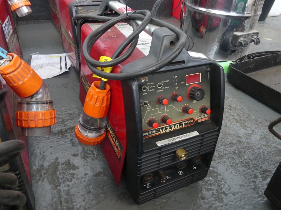 Lincoln Electric V270 T Pulse Invertec AC/DC Tig Welder Auction (0027 ...