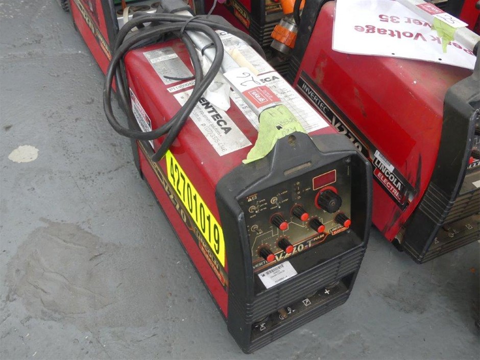 Lincoln Electric V270 T Pulse Invertec AC/DC Tig Welder Auction (0026 ...