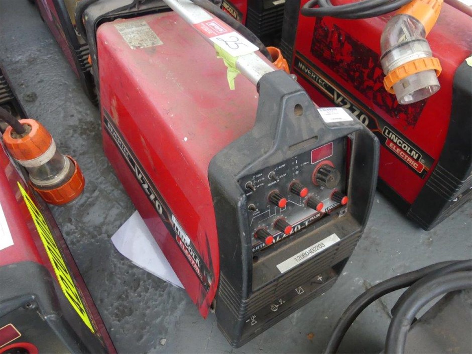 Lincoln Electric V270 T Pulse Invertec AC/DC Tig Welder Auction (0025 ...