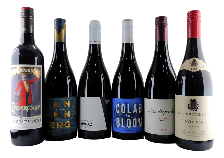 Vinique Everyday Mixed Red (6x 750mL), Multi-Region. Auction (0003 ...