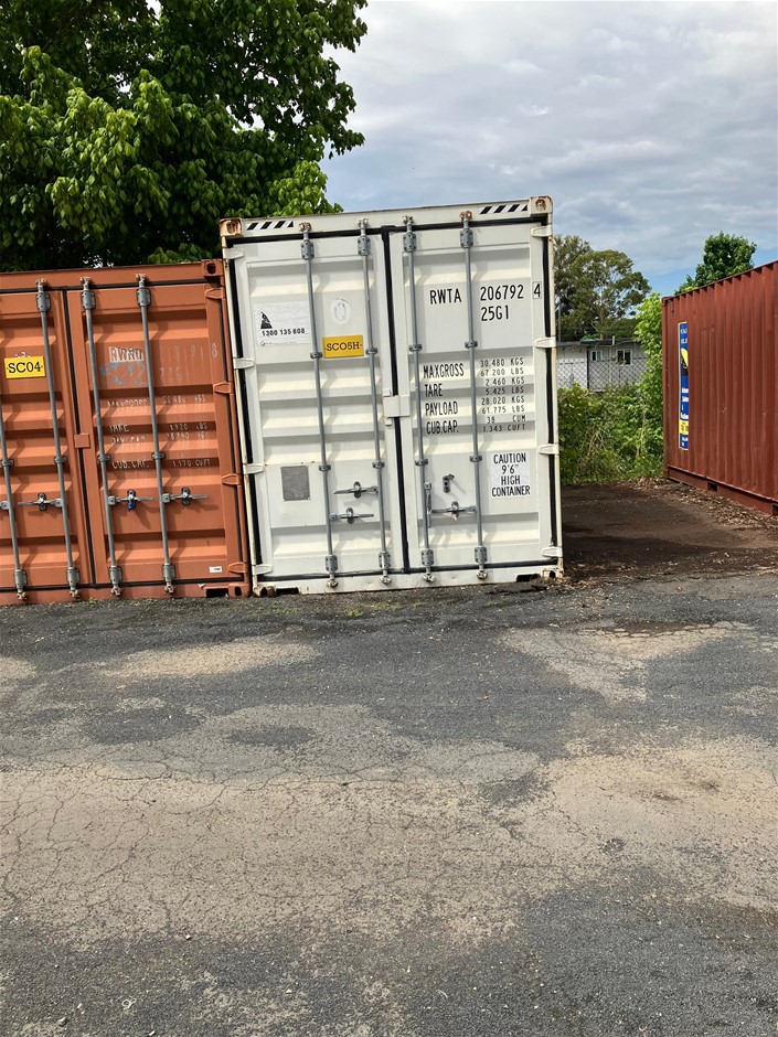 20’ Steel Shipping Container Auction (0001-5058851) | Grays Australia