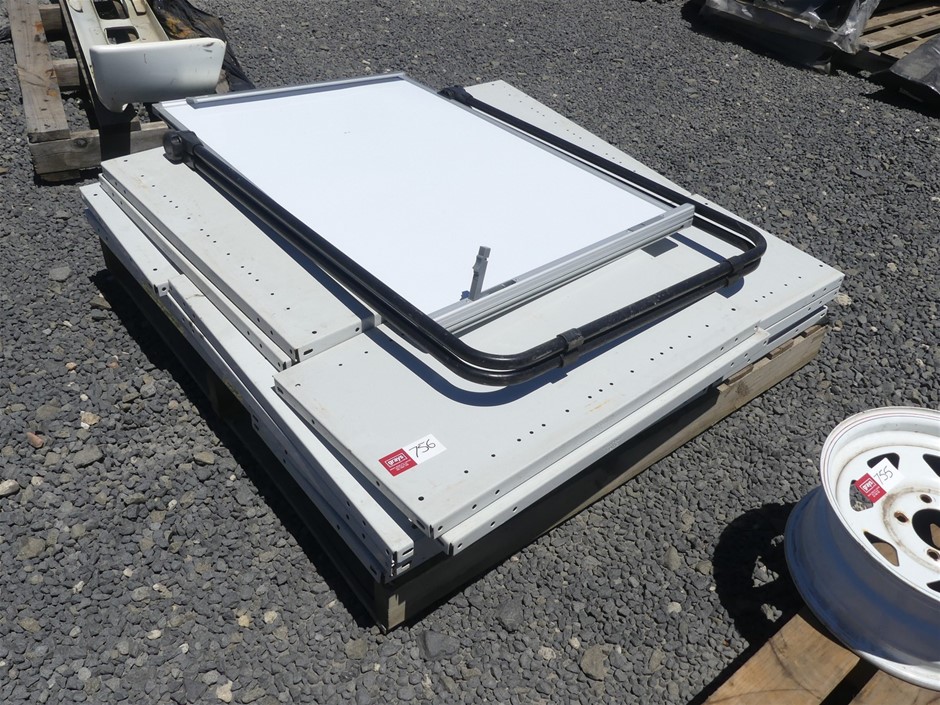 Assorted Sheet Metal Shelving Auction (0756-5058766) | Grays Australia