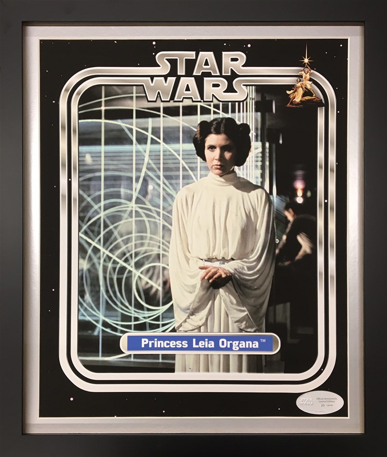 PRINCESS LEIA LIMITED EDITION PRINT FRAMED Auction (0090-2563791 ...