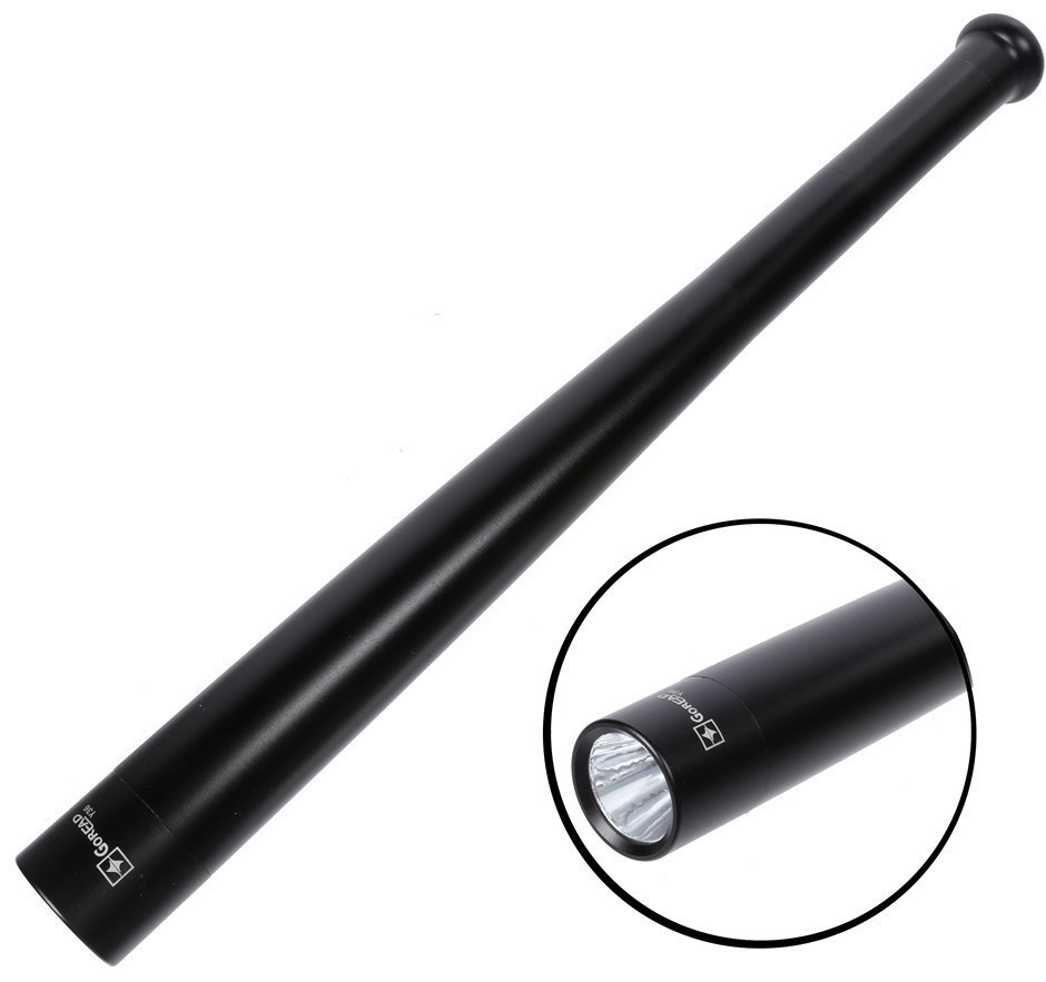 JMV Flashlight LED Baseball Bat Torch 400mm 3 x Light Modes- High, Low ...