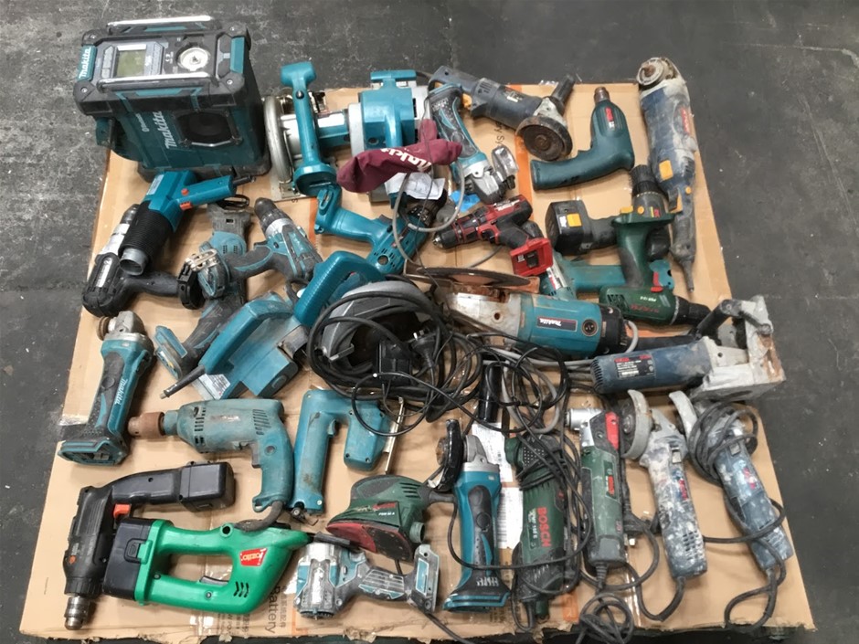 Oziio/Ryobi/Bosch/Makita Mix Model Power Tools Auction (0002-2564033 ...