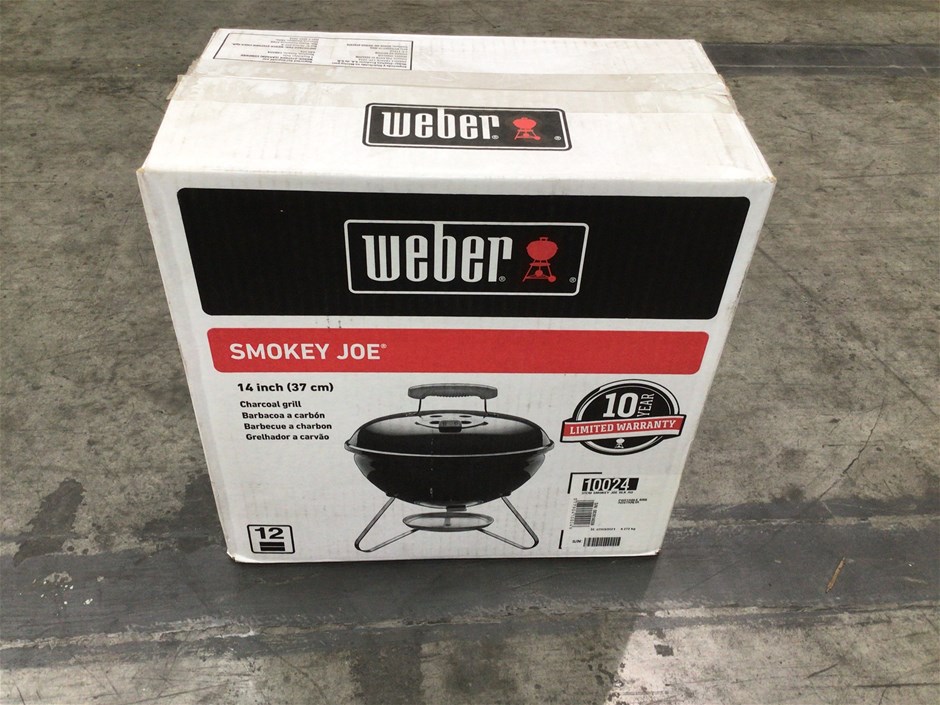 Weber Smokey Joe Portable Charcoal Barbecue (37cm) Auction (0014 ...