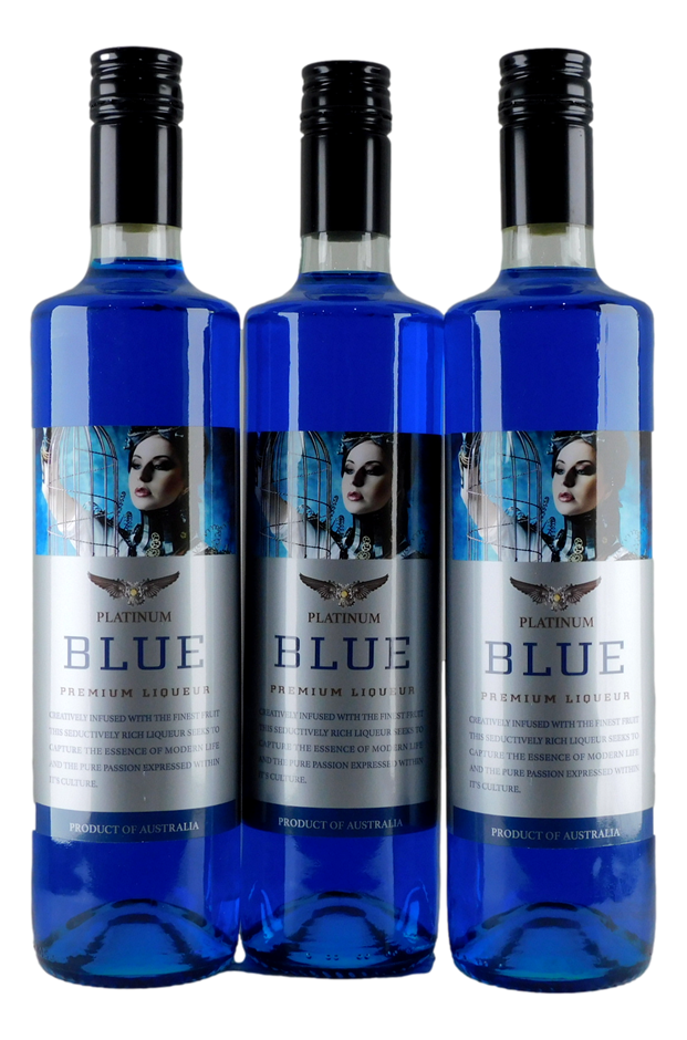 Platinum Blue Liqueur nv (3x 750mL), Australia. Auction (0046-10732503 ...