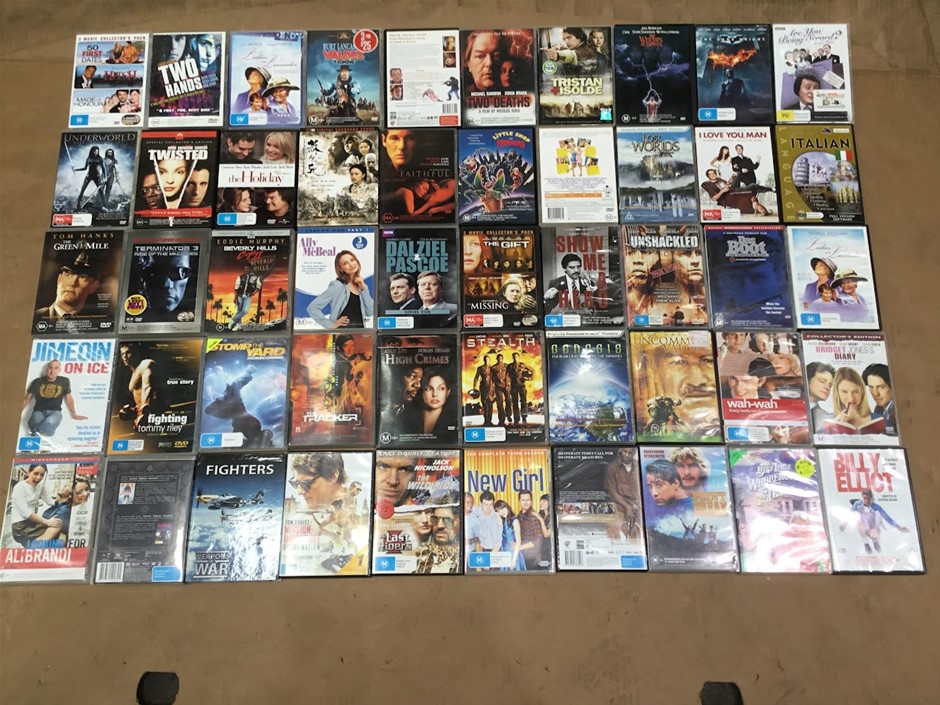 Mixed Type Movie DVDs *50 Auction (0010-2564238) | Grays Australia