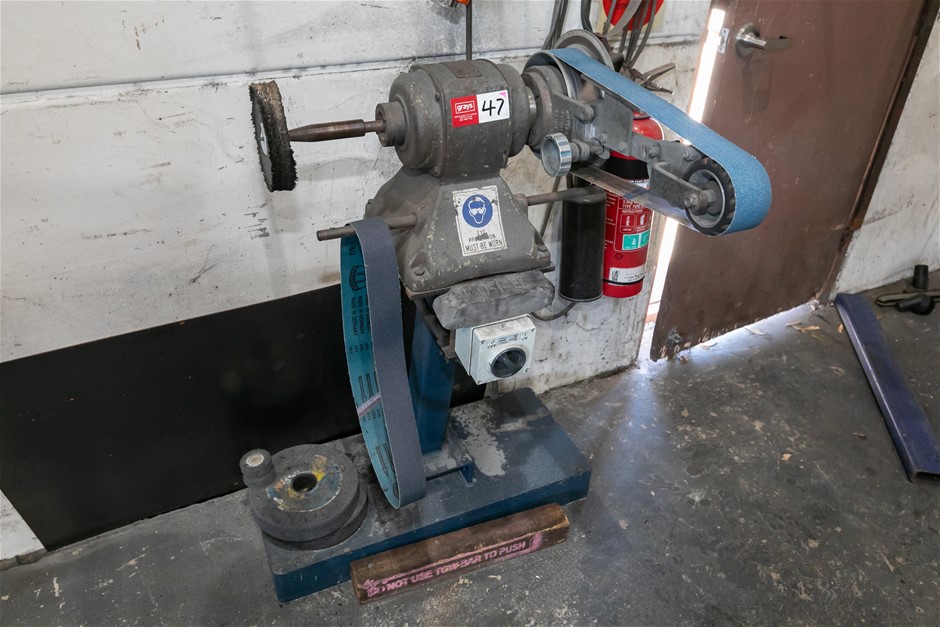 GMF Double-Ended Grinder Fitted To Steel Stand Auction (0047-5058986 ...