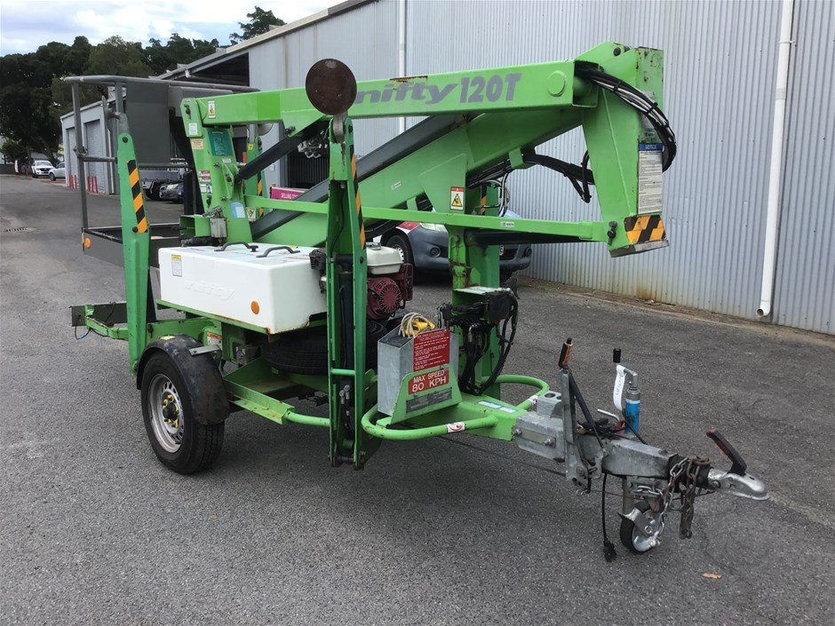 2015 NIFTY MOBILE HYDRAULIC PLATFORM 12M Knuckle Boom Lift Auction ...