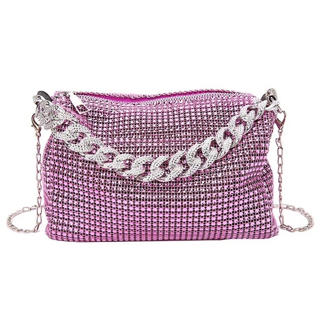 Designer Pink Sparkly Jewellery Chain Handbag Auction (0097-2564763 ...