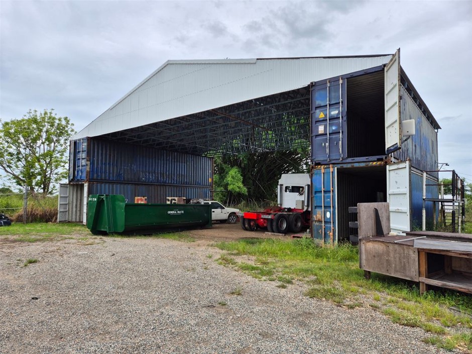 Container Workshop Shelter Auction (0001-7055870) | Grays Australia