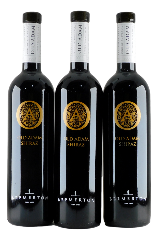 Bremerton Old Adam Shiraz 2003 (3x 750mL) Auction (0008-10733294 ...