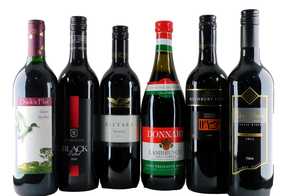 MIXED Reds Various (6x 750mL) Auction (0006-10733293) | Grays Australia