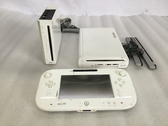 Nintendo Wii U WUP-001&RVL-001&WUP-010 Gamepad/Console *3 Auction (0020 ...