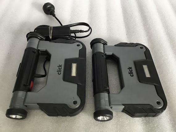 Click MCTL1192 Spotlight Folding Recharge Bat Light *2 Auction (0027 ...