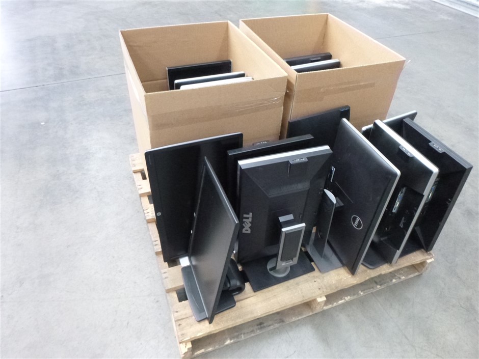 Monitors, Various Brands, Pallet Of Approx 30 Auction (0026-5059131 ...