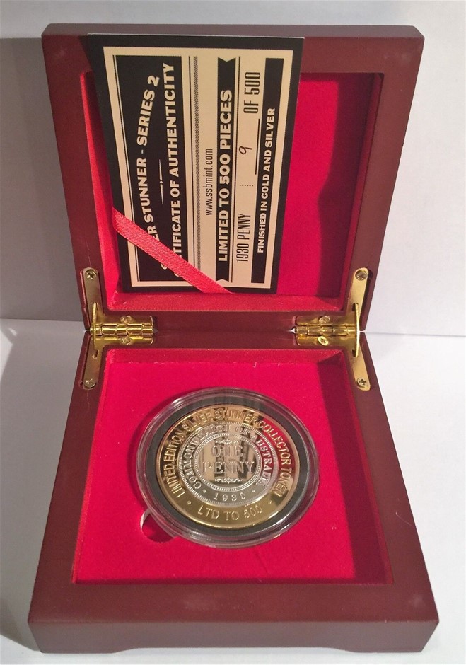 1930 Penny Silver Stunner Coin & Display Box C.O.A. LTD 500 Series 2 ...