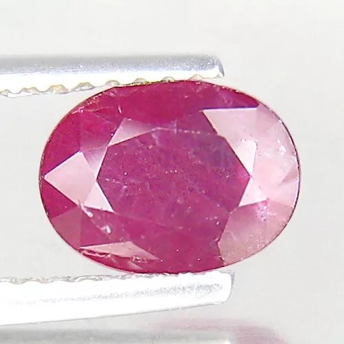 1.71ct Natural Mozambique Ruby - Oval Faceted Cut Auction (0001-2565211 ...