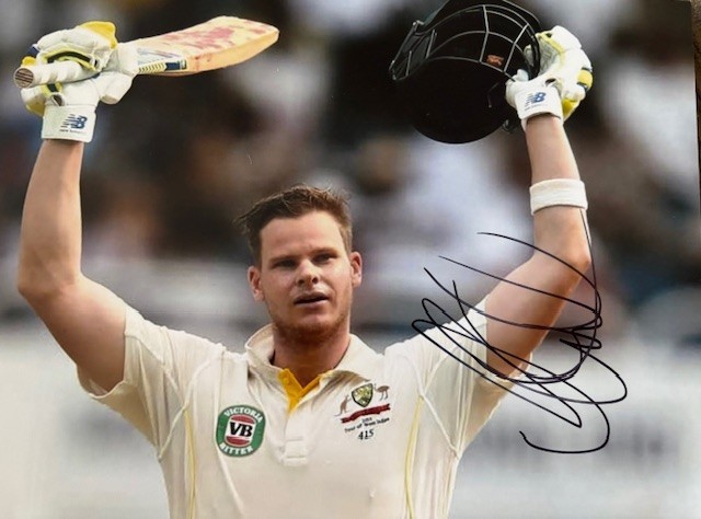 STEVE SMITH SIGNED TEST CENTURY PHOTO Auction (0017-2565265) | Grays ...
