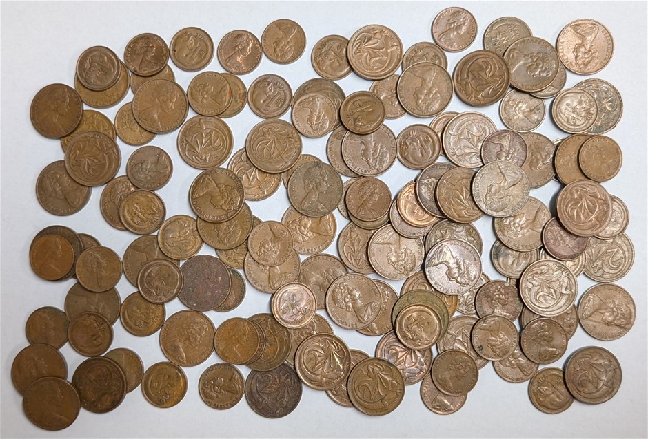Half Kilo AUSTRALIA One and Two cent coins Auction (0044-2565303 ...